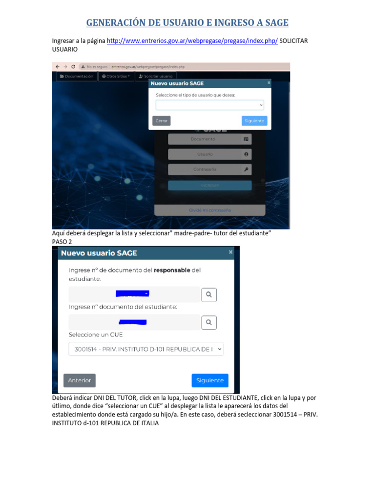 Tutorial Sage para Padres | PDF