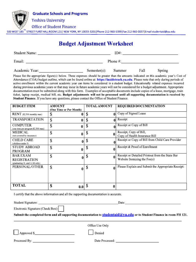 Graduate Budget Increase | PDF