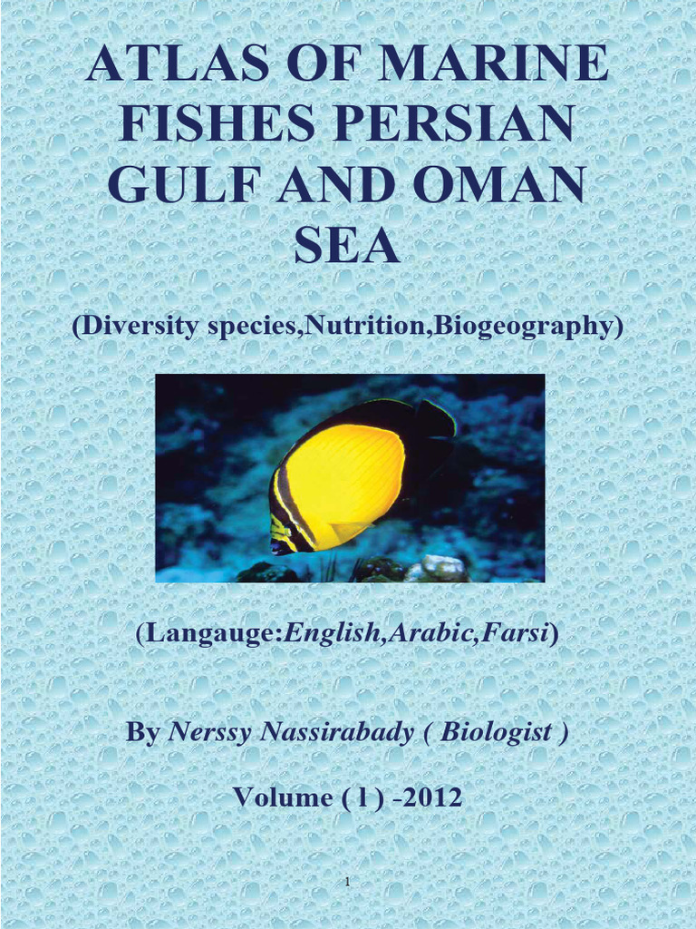 Atlas of Marine Fishes Persian Gulf and Oman Sea - Diversity Species ...