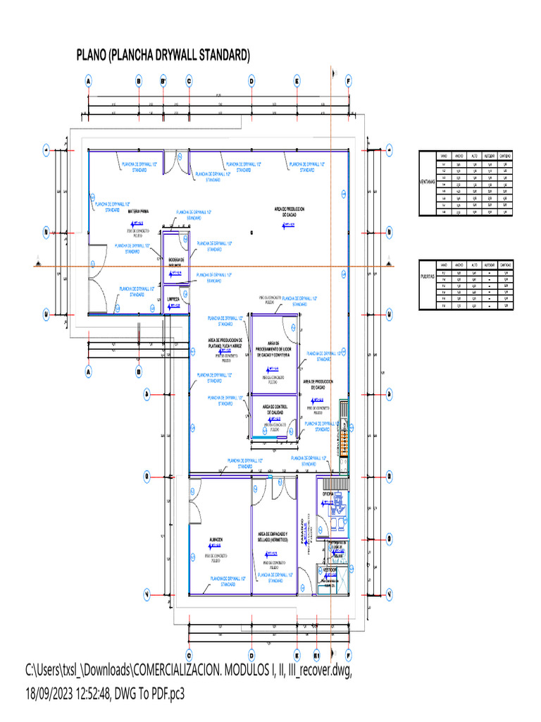 Plano Planta Drywall 2 | PDF