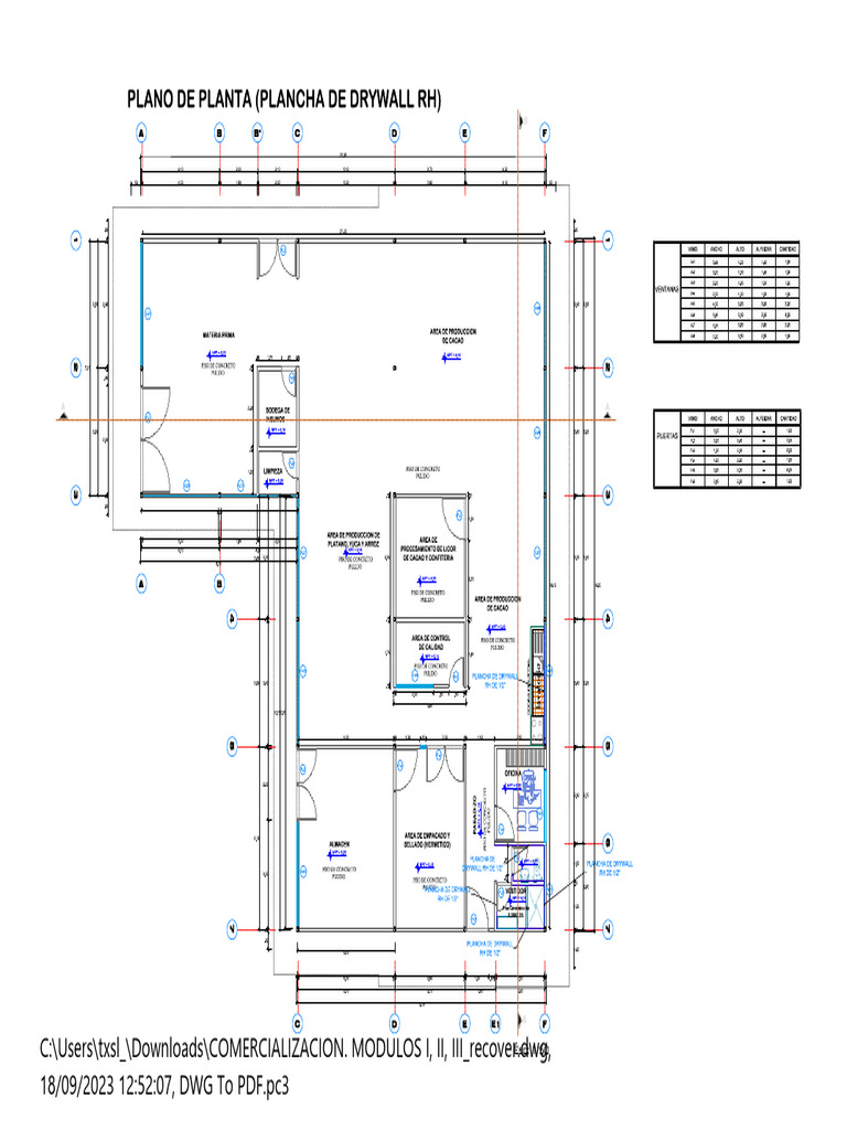 Plano Planta Drywall 1 | PDF