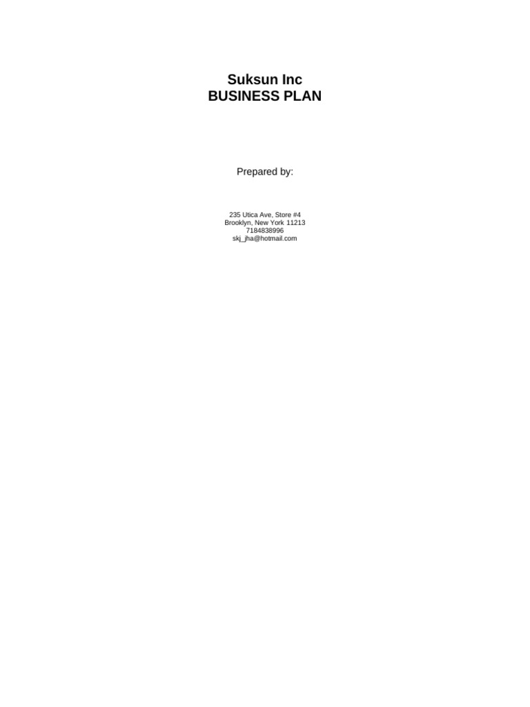 Business Plan v3 6004609 | PDF | Marketing | Social Media