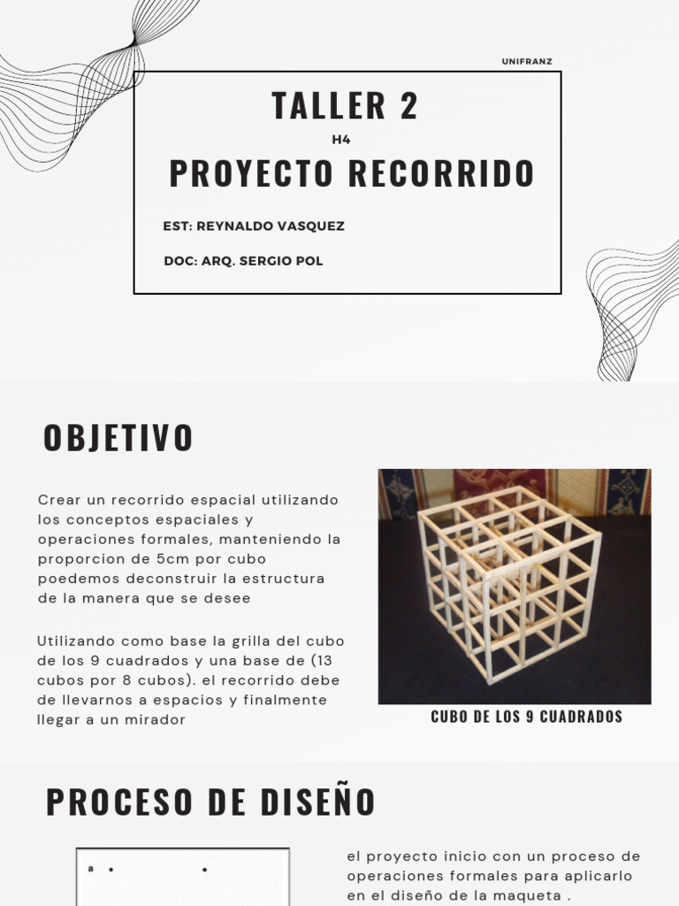 Presentacion de Recorrido Esoacial - H5 - Taller 2 - Vasquez Reynaldo ...