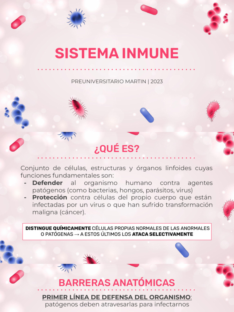 INMUNE | PDF | Sistema inmune | Linfocitos