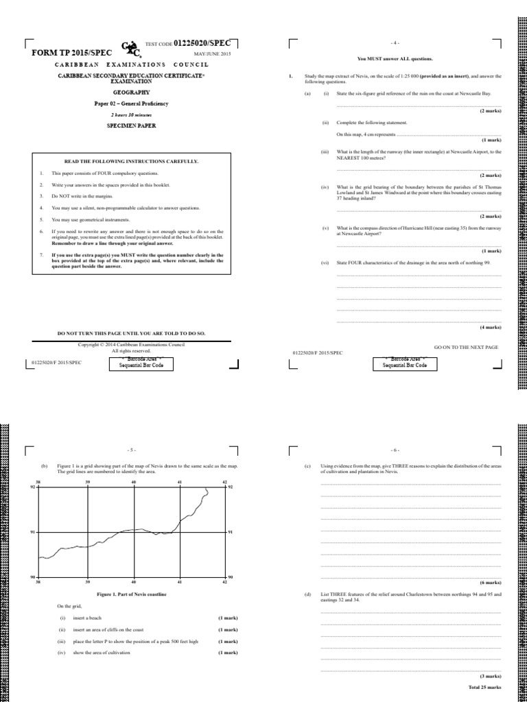 Geography 2015 Past Paper Pdf Barcode