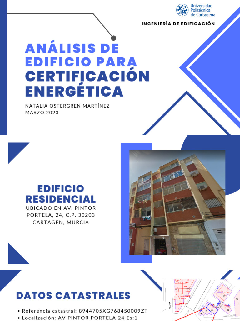 Análisis de Edificio para Certificación Energética | PDF