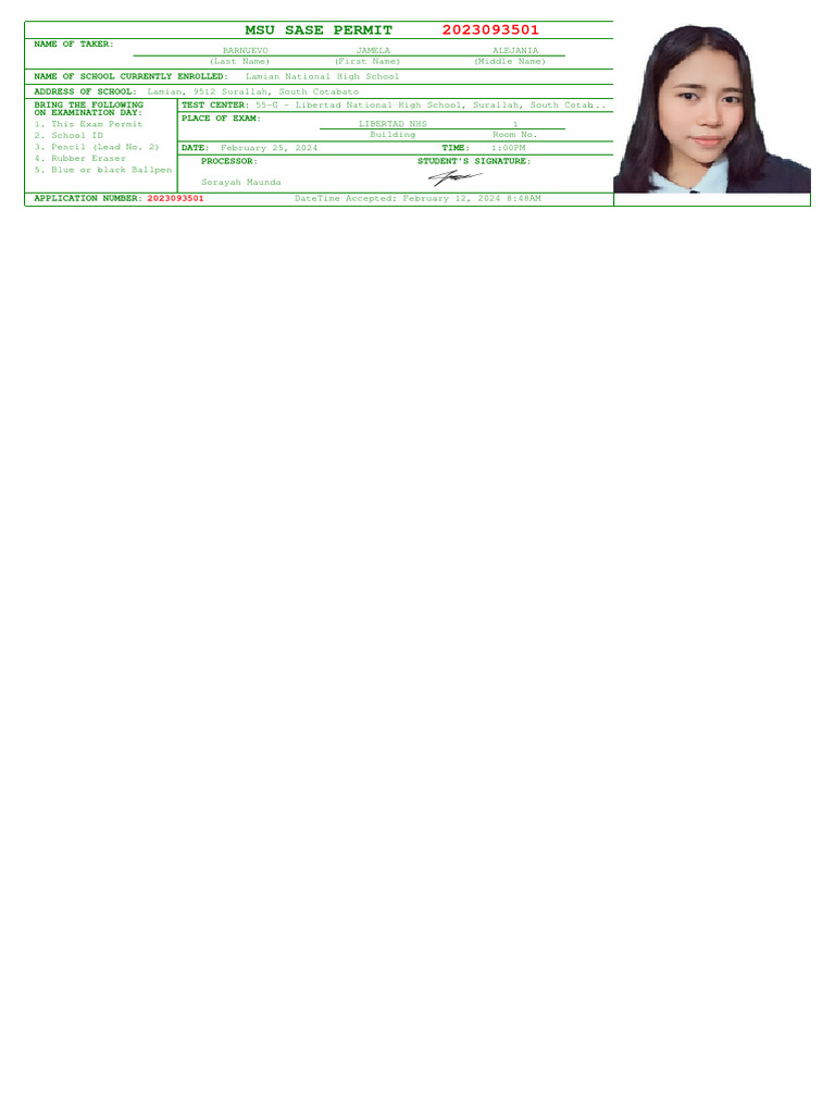 Permit 1 | PDF