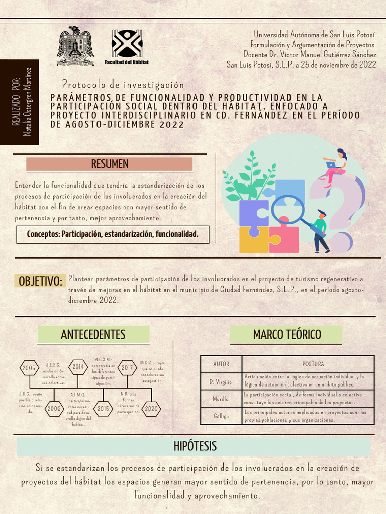 Ejemplo de Cartel de Protocolo de Investigación | PDF