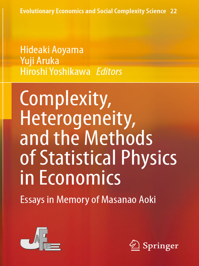 Complexity, Heterogeneity, and The Methods of Statistical Physics in ...