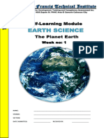 Earth Science Gr. 11 Module 1 - Quarter 1 | PDF