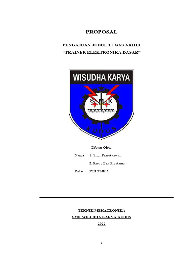 Proposal Pengajuan Judul Jadi New | PDF
