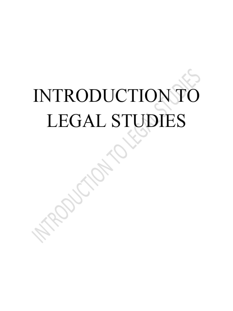 Introduction To Legal Studies 2 | PDF | Citizenship | Naturalization