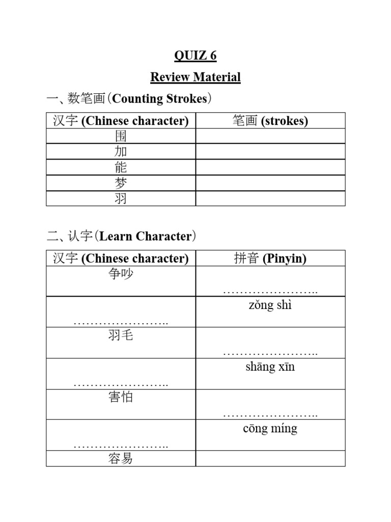 G2 - QUIZ 6 Review Material | PDF