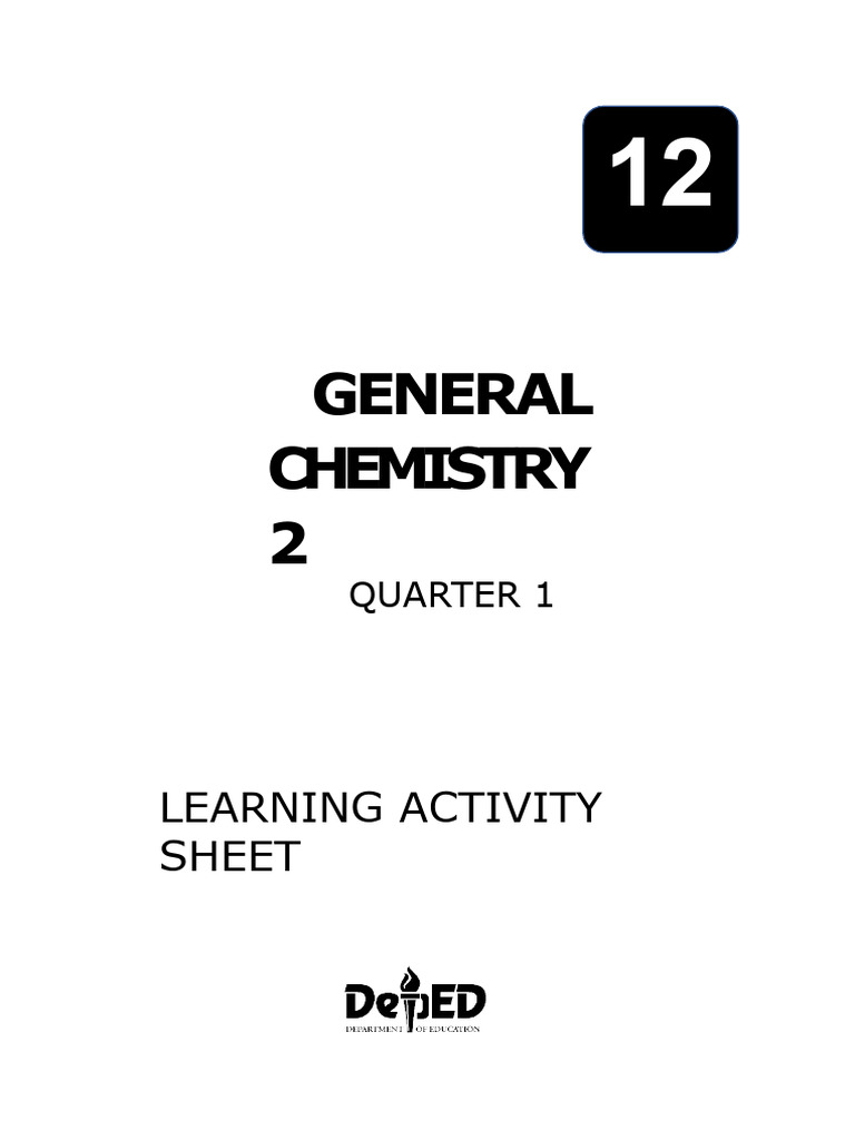 General Chemistry Grade 12 Module | PDF | Phase (Matter) | Phase Diagram
