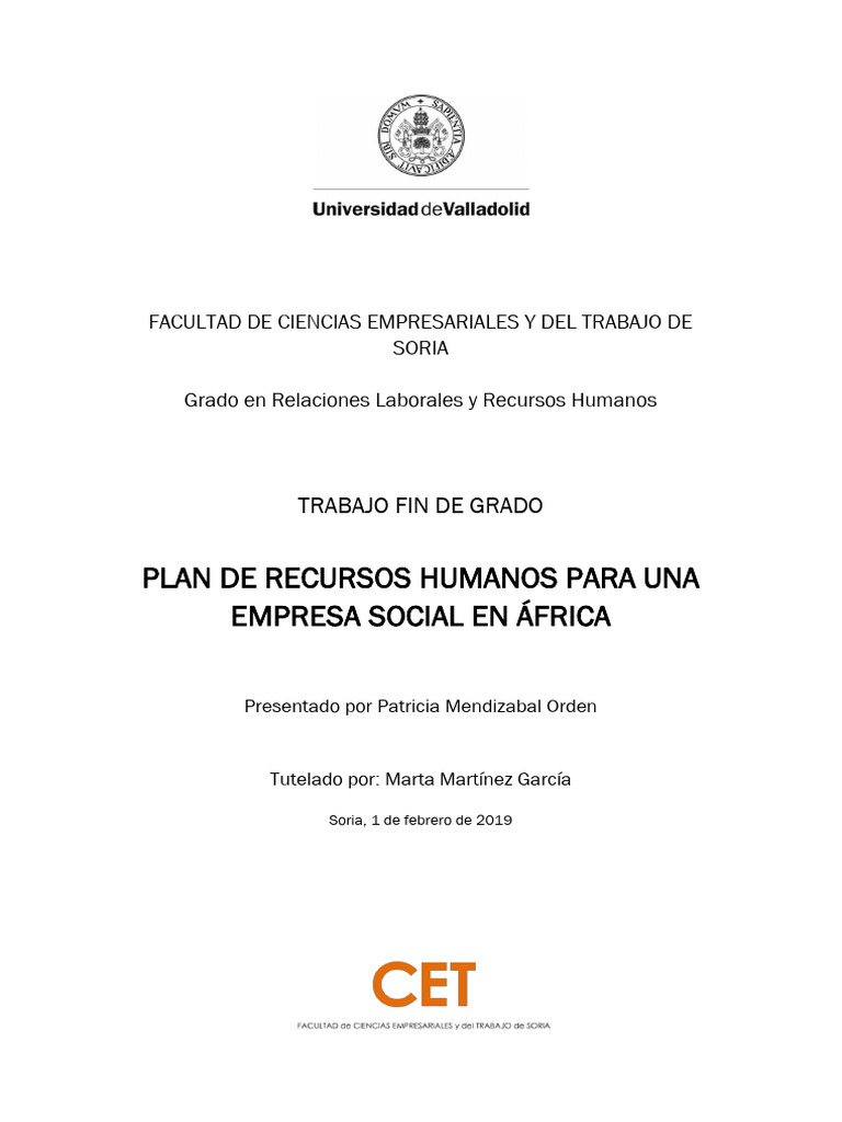 TFG O 1630.pdf - Jsessionid | PDF | Gestión de recursos humanos | Business