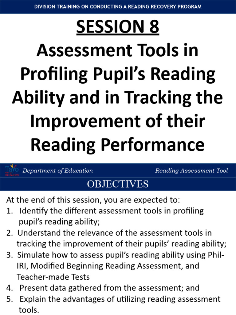 Modified Reading Assessment Tool | PDF | Reading Comprehension ...