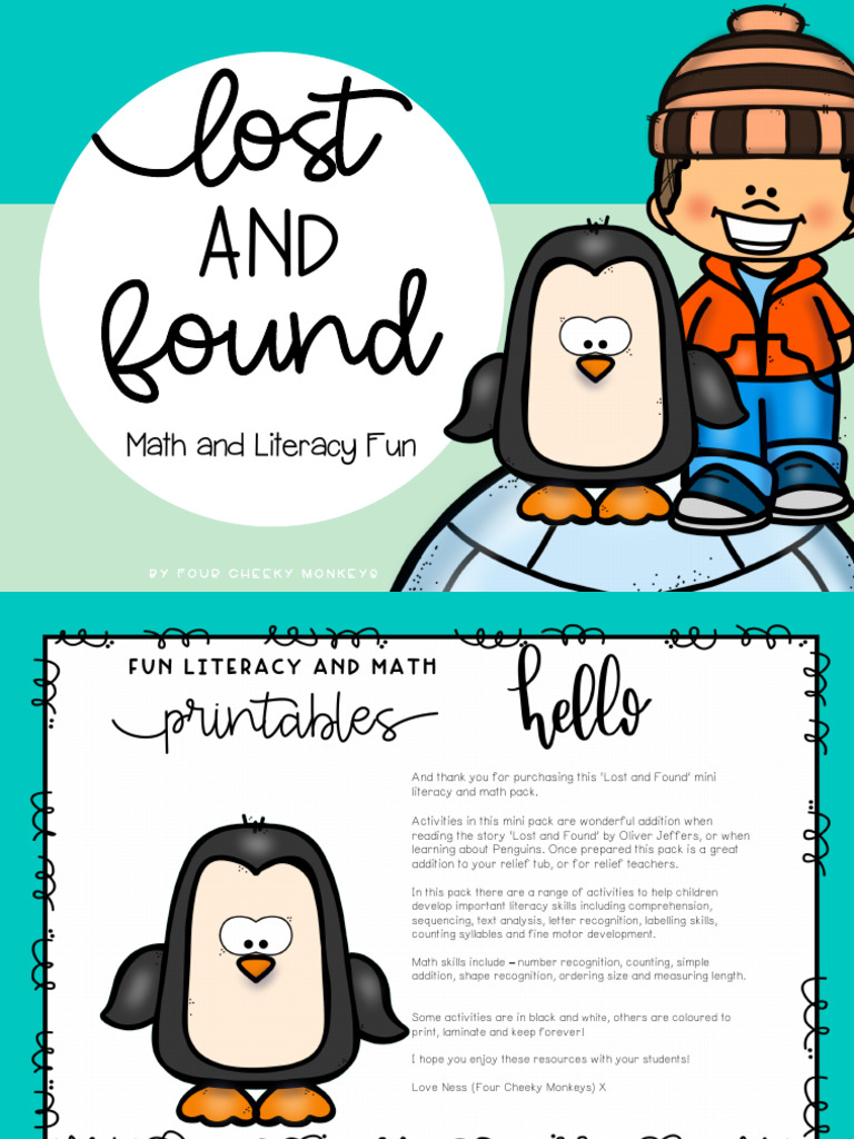 Lost and Found - Oliver Jeffers Australian A4 Version | PDF | Literacy