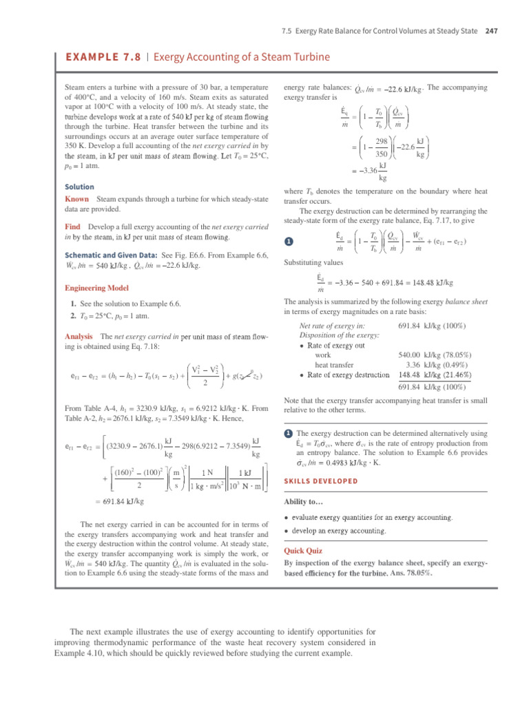 Exerg¡a y Termoeconom¡A | PDF