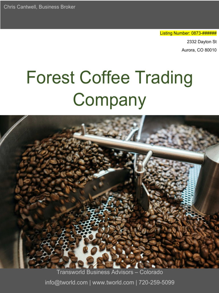 Forest Coffee Trading Co ES 061722 - 231009 - 035504 | PDF | Expense ...