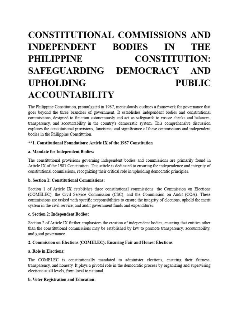 Philcon Week 11 12 | PDF | Governance | Democracy