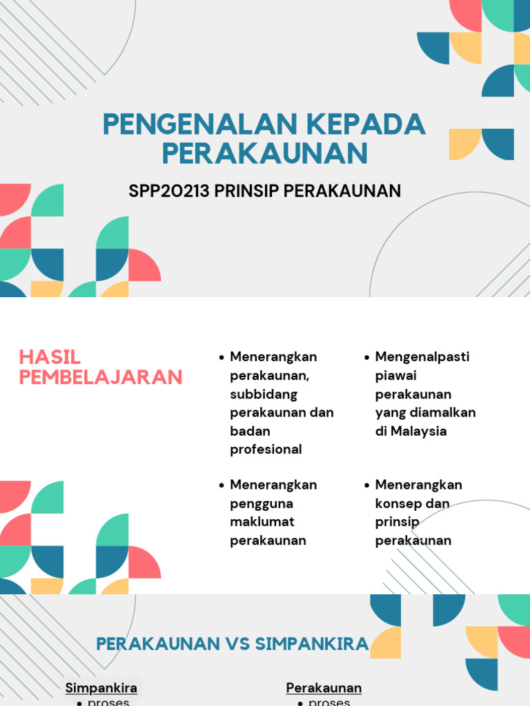 Topik 1 Pengenalan Kepada Perakaunan | PDF