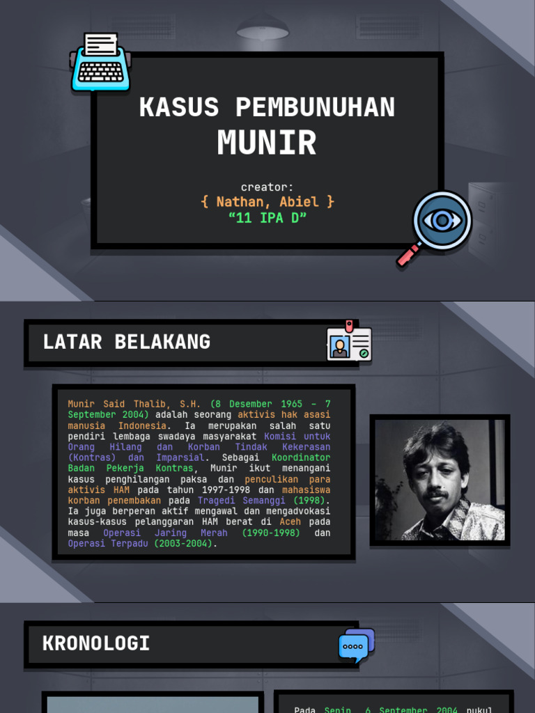 Kasus Pembunuhan Munir | PDF