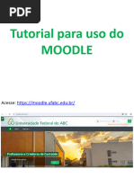 Manual Do Moodle E Portal Do Aluno: 1 - Após Fazer o Login No Moodle, Clique em Minha Área de ...