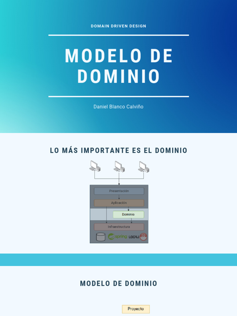 Elementos del Modelo de Dominio DDD | PDF | Informática