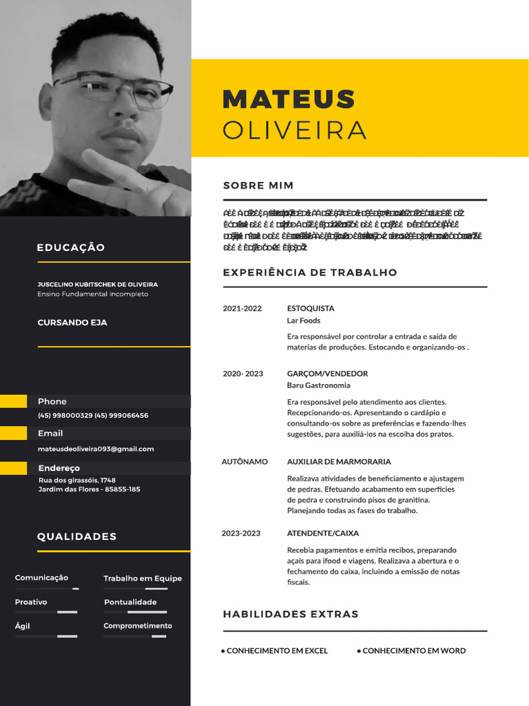 Mateus Currículo | PDF