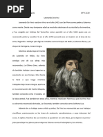 Actividades sobre Leonardo Da Vinci para Niños | PDF | Leonardo Da Vinci