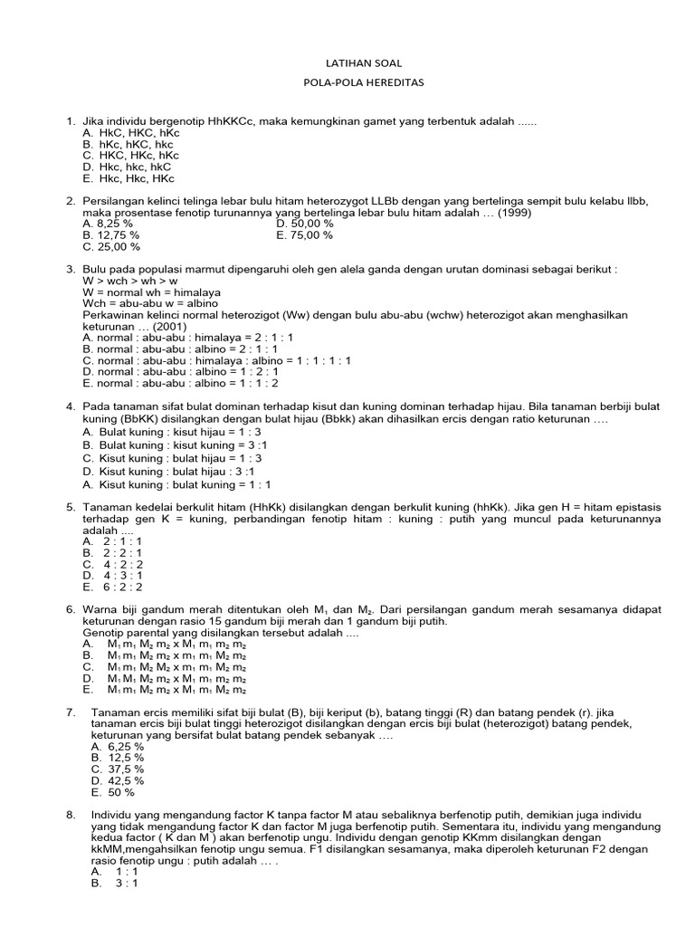 Pola Hereditas | PDF