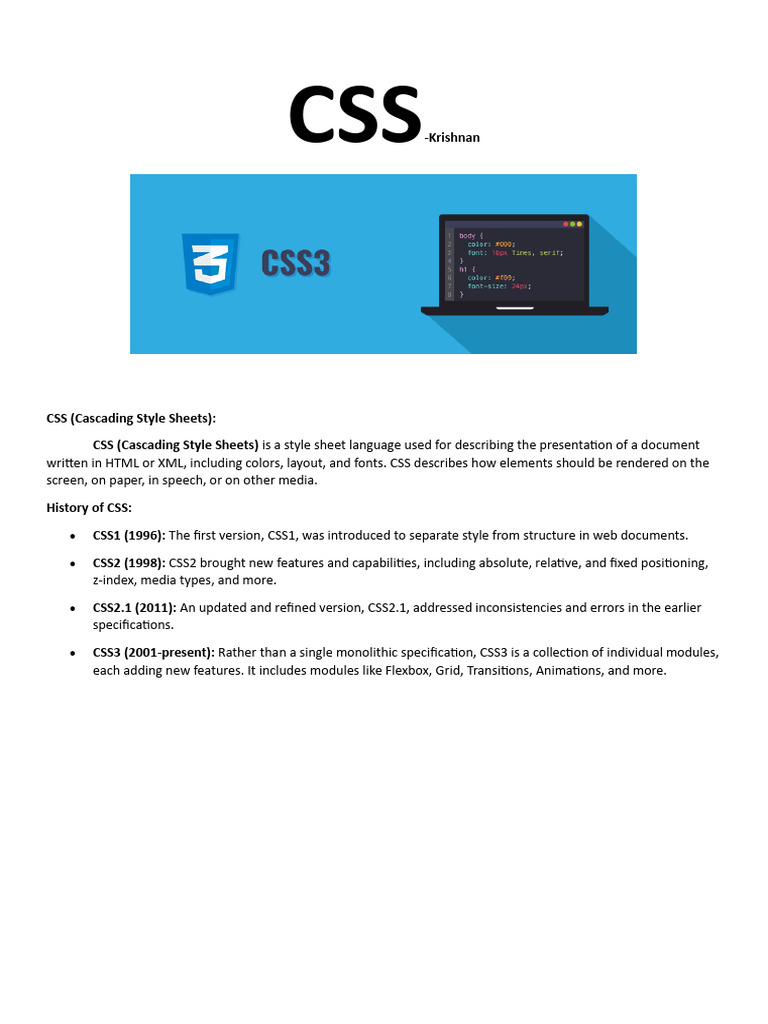 Css | PDF | Responsive Web Design | Html Element