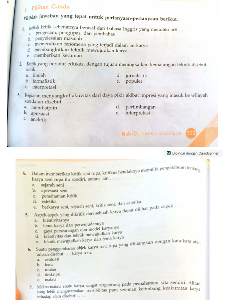 Kritik Karya Seni Rupa Xi Pdf