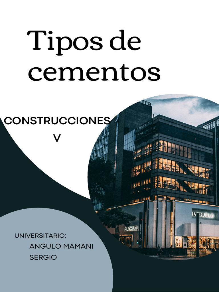 Tipos de Cemento-PRACTICA 4 | PDF | Cemento | Hormigón