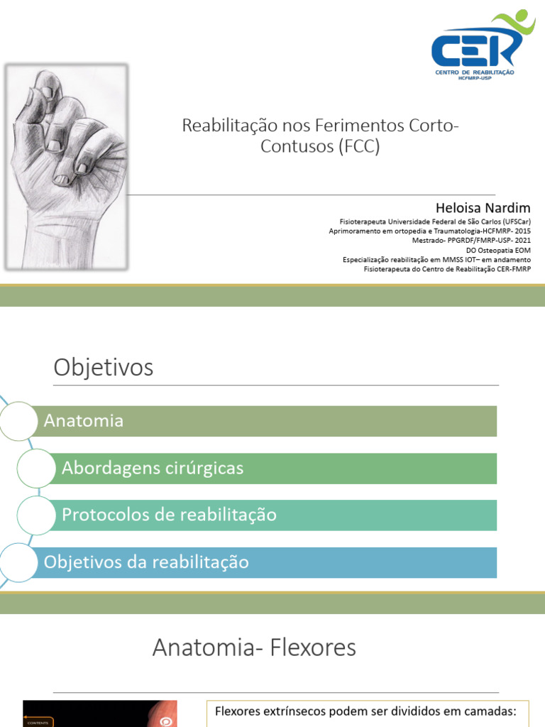 Reabilitação de Ferimentos Corto-Contusos | PDF | Membros (anatomia ...