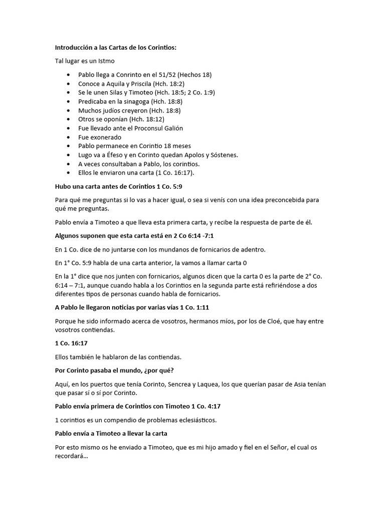 1° Corintios | PDF | La resurrección de Jesús | Pablo el apóstol