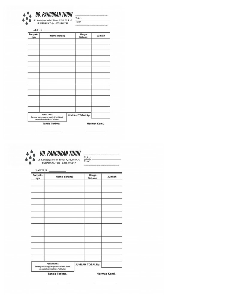 Nota Toga Word | PDF