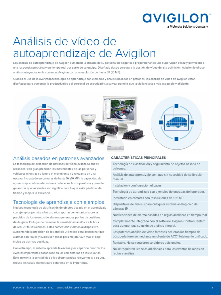 Avigilon Self Learning Video Analytics | PDF | Software | Vídeo