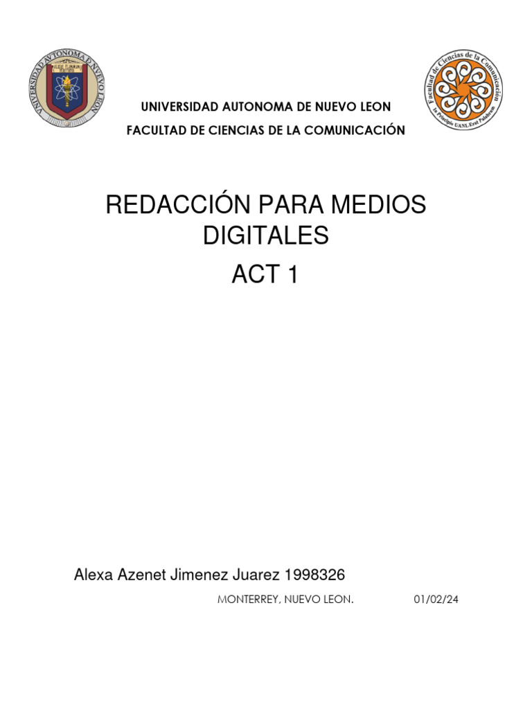 Jimenez Juarez Act 1.1 | PDF | Internet | Millennials