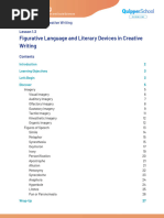Creative Writing Module 1 Imagery | PDF | Senses | Mental Image