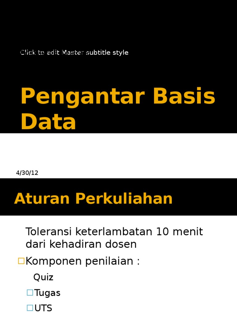Pengantar Basis Data | PDF | Databases | Information Technology Management