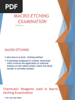 Chapter 16 Macro Etching Examination | PDF | Etching | Metals