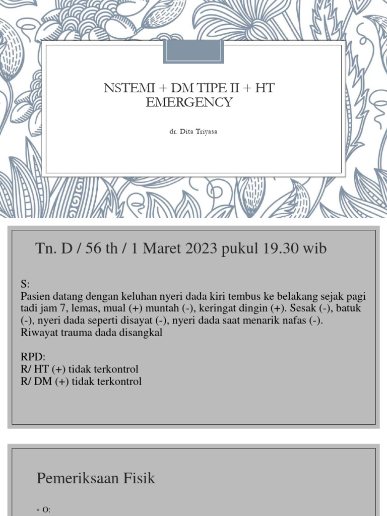 09 - Dita Triyasa - NSTEMI | PDF