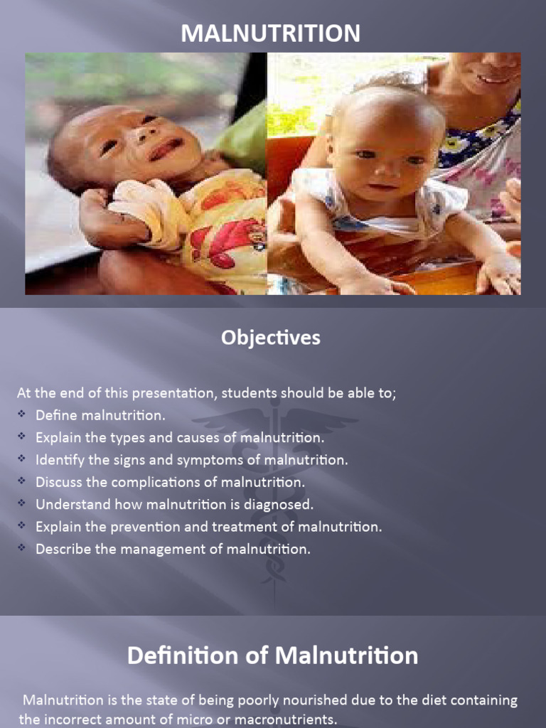 Malnutrition | PDF | Malnutrition | Health Promotion
