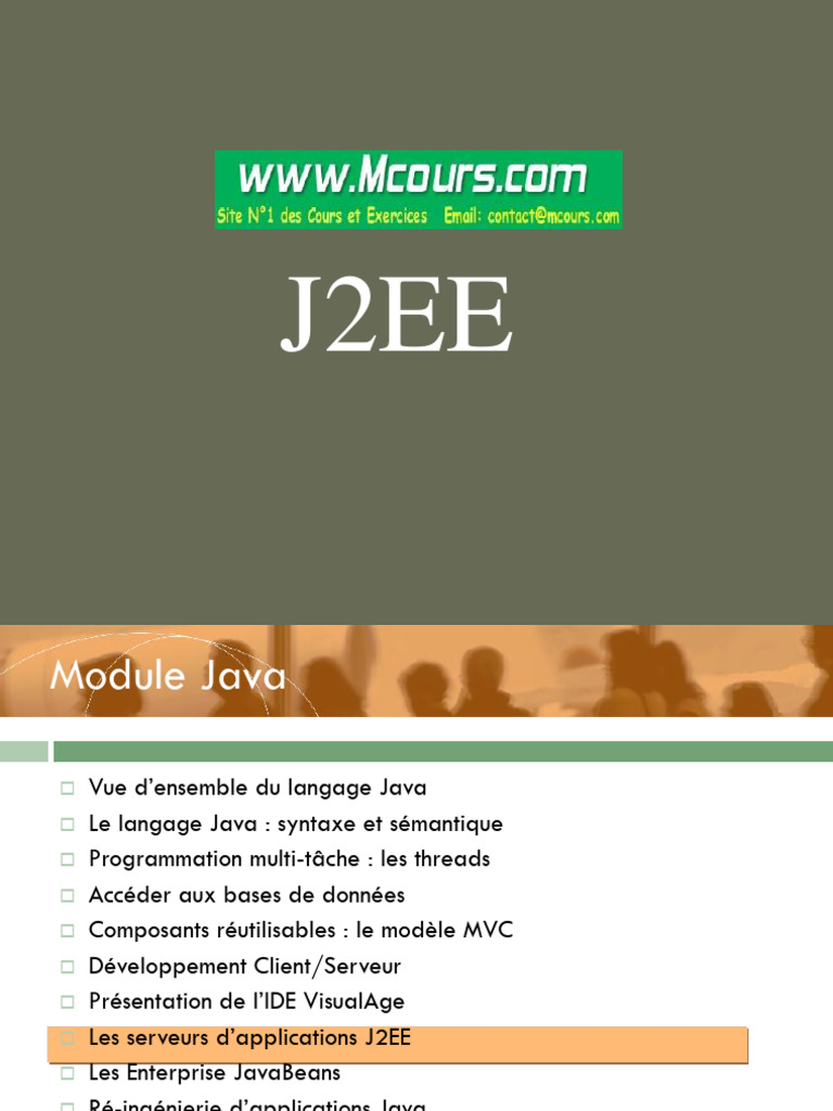 Cours Informatique JAVA | PDF | Modèle d'objet composant | Java (Langage de programmation)