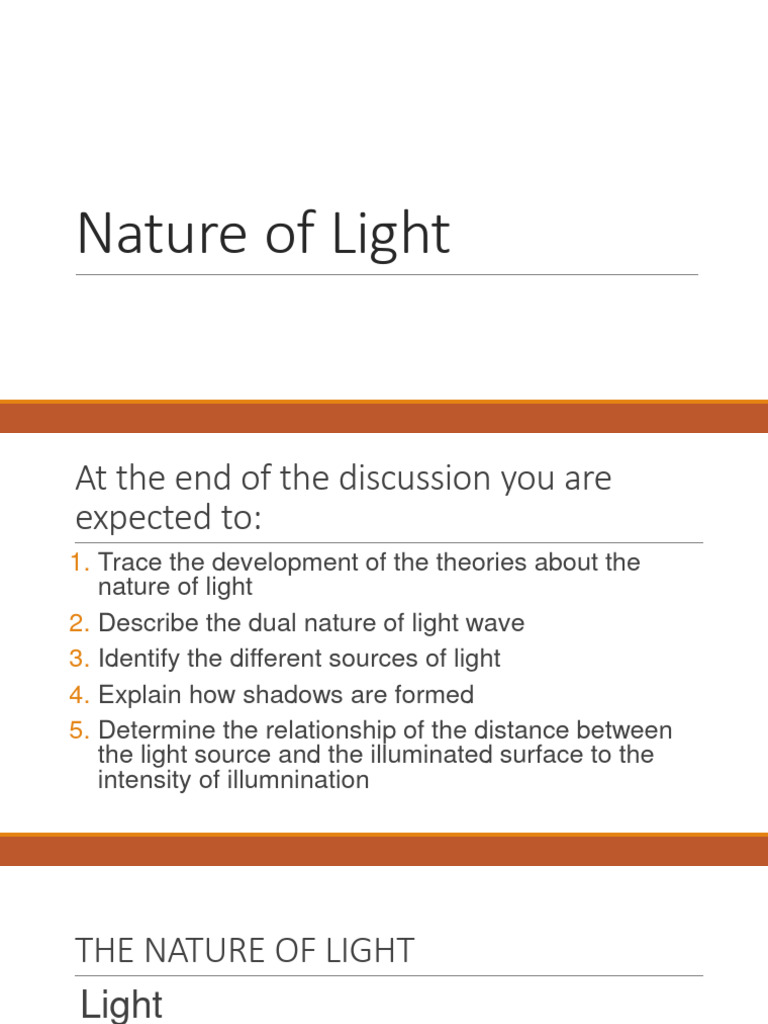 Nature of Light | PDF | Light | Waves