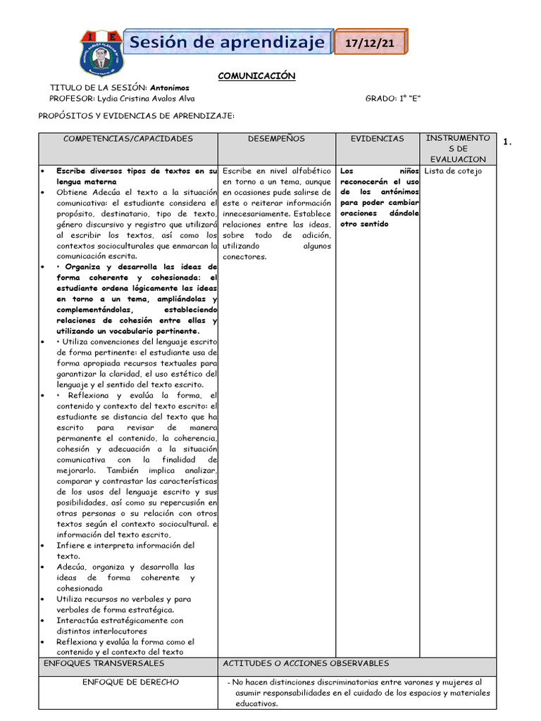 Actividad 17 de Diceimbre Del 2021 | PDF | Evaluación