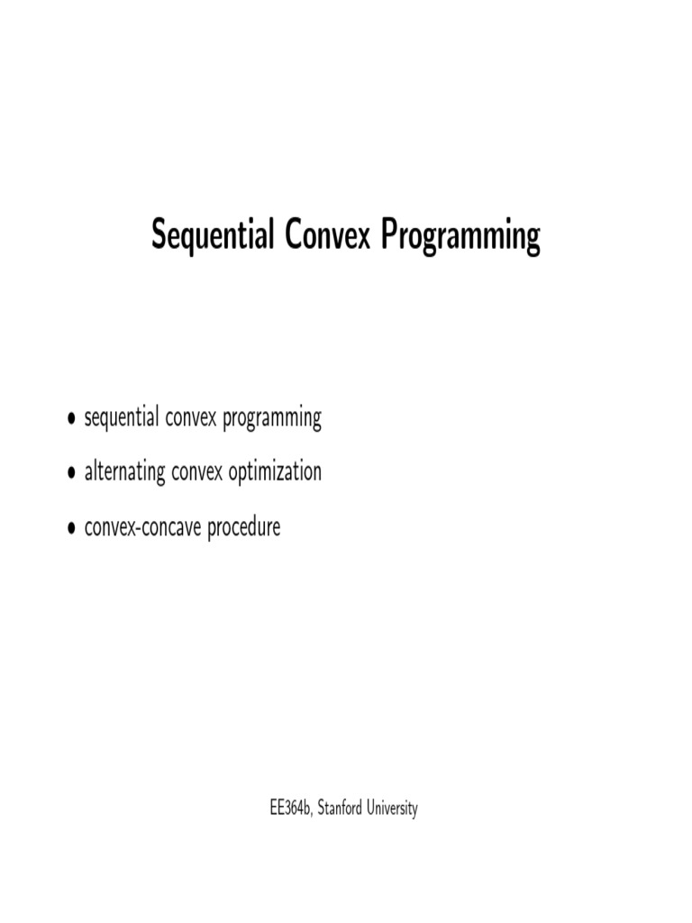 Seq Slides | PDF | Mathematical Optimization | Analysis