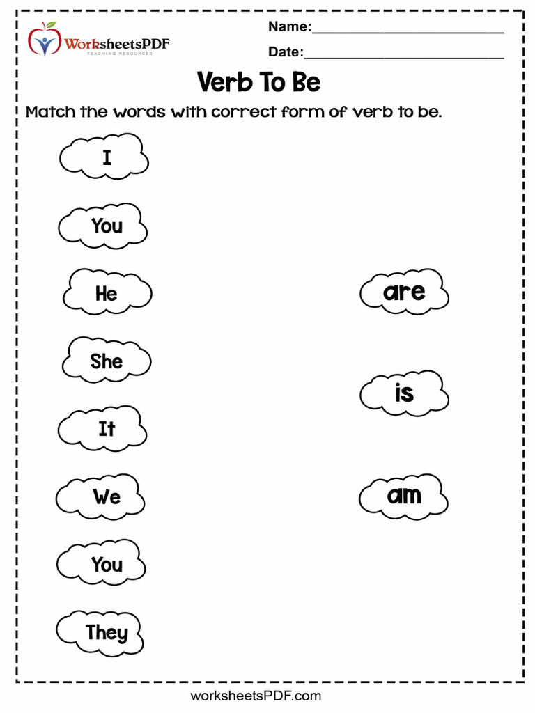 Primary - Verb To Be | PDF
