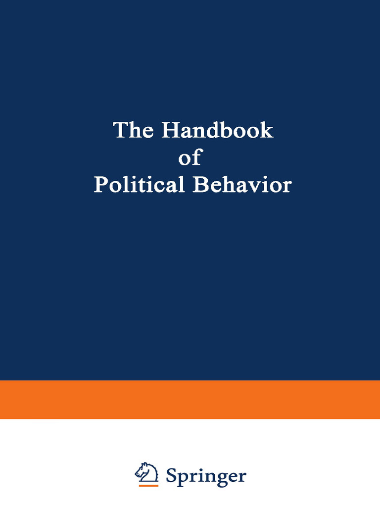 The Handbook of Political Behavior - Volume 1 | PDF | Perception | Science